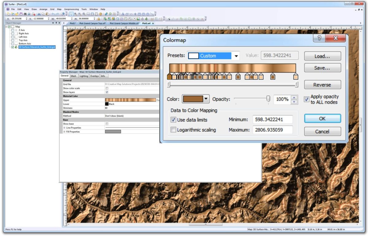 Create Shaded Relief and Perspective Maps with Surfer